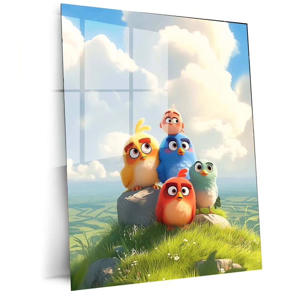Angry Birds Metal Poster – Iconic Gaming Wall Art | Fun & Vibrant Deco ...