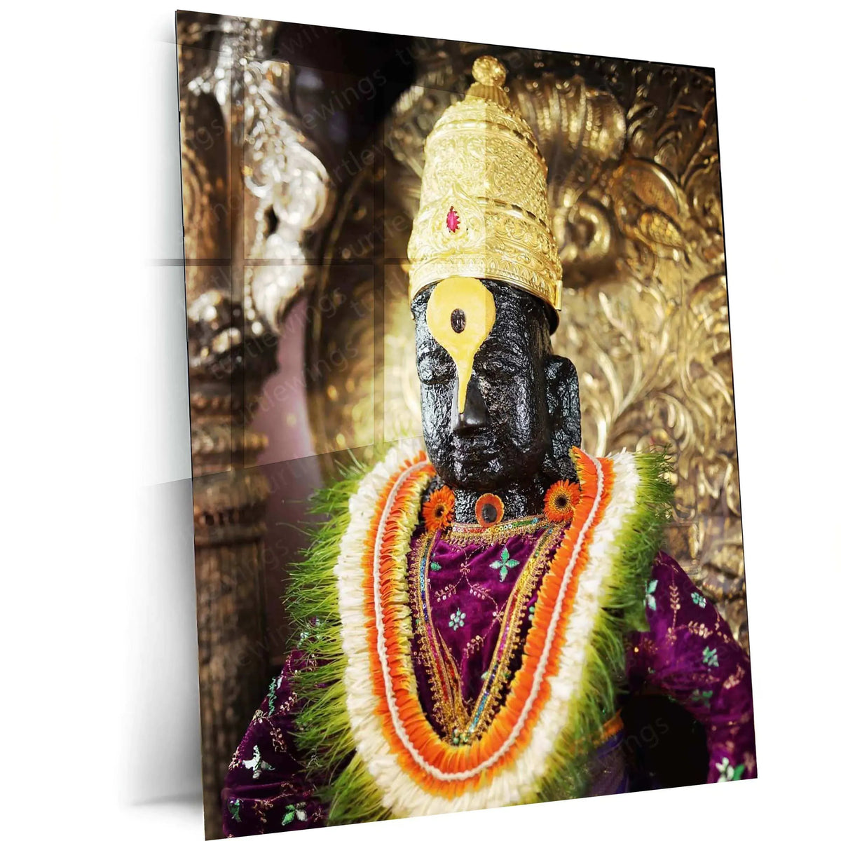 Vitthal Metal Poster – Divine Pandharpur Vithoba Wall Art | Spiritual – TURTLEWINGS