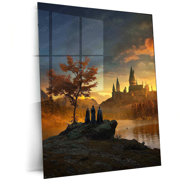 Hogwarts & Harry Potter Metal Poster – Magical Wizarding World Wall Ar – TURTLEWINGS