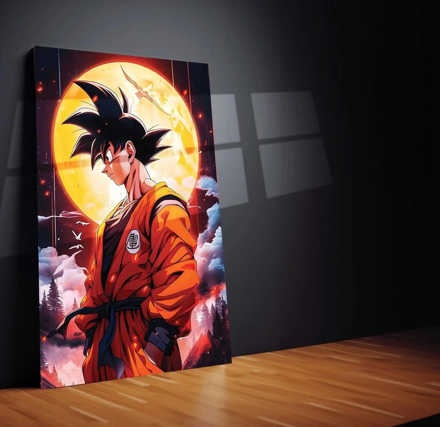 Goku: The Saiyan Hero Metal Poster – TURTLEWINGS