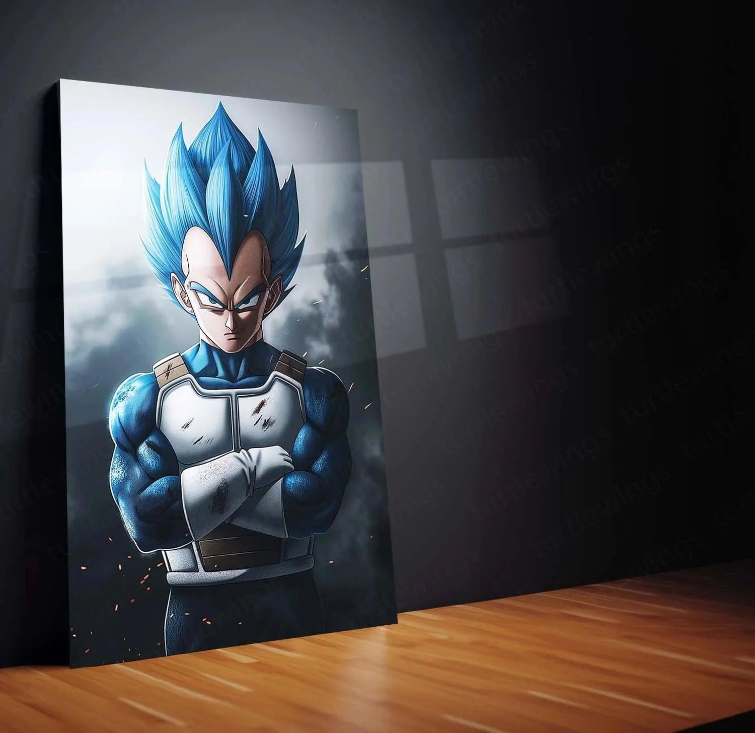Vegeta: The Saiyan Prince Metal Poster – TURTLEWINGS