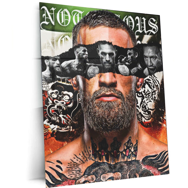 Conor McGregor – The Notorious Fighter Metal Poster3 – TURTLEWINGS