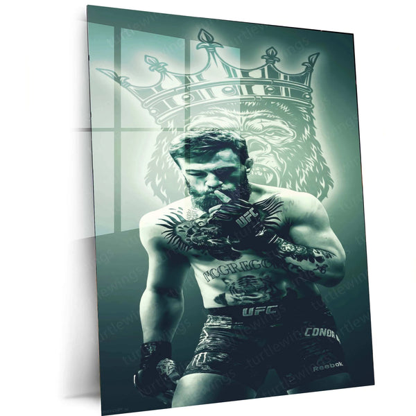 Conor McGregor – The Notorious Fighter Metal Poster – TURTLEWINGS
