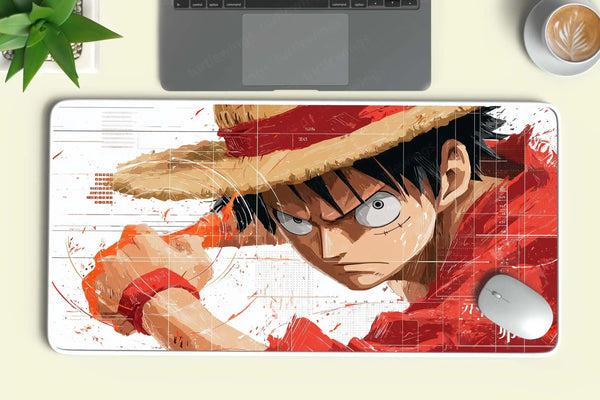 Luffy – Red Haki Strike Deskmat – TURTLEWINGS