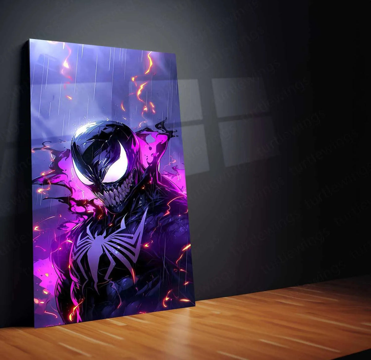 Venom Metal Poster | Marvel Symbiote Wall Art | Dark Comic-Inspired De ...