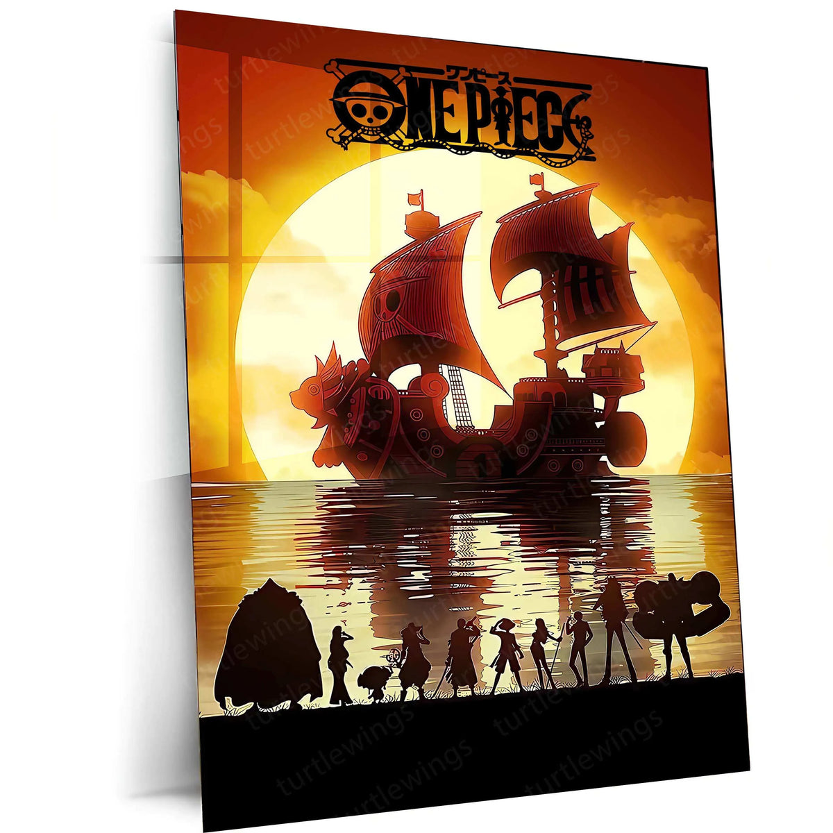 One Piece Metal Poster | Pirate Adventure Wall Art | Luffy & Crew Anim ...