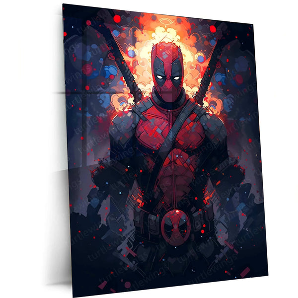 Deadpool Metal Poster – The Merc with a Mouth – TURTLEWINGS