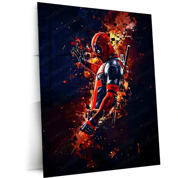 Deadpool Metal Poster – The Merc with a Mouth – TURTLEWINGS