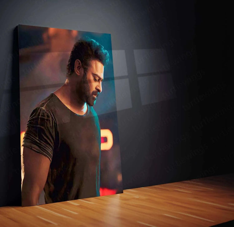 Prabhas Metal Poster – Rebel Star Wall Art | Bahubali & South Indian C ...