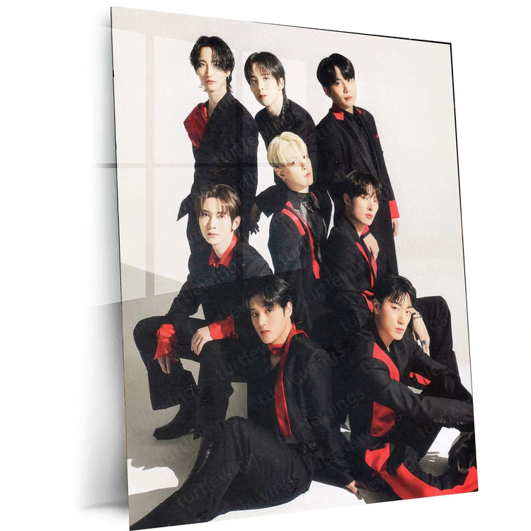 ATEEZ Metal Poster – K-Pop Legends Wall Art for ATINY Fans – TURTLEWINGS