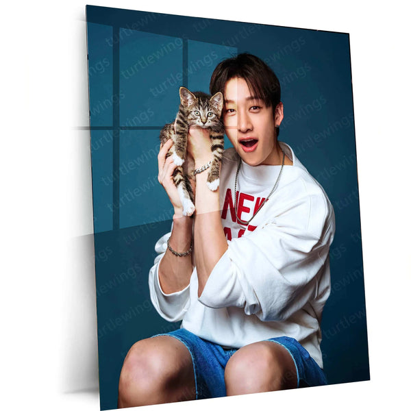 Bang Chan Metal Poster – Stray Kids Leader Wall Art for STAYs – TURTLEWINGS