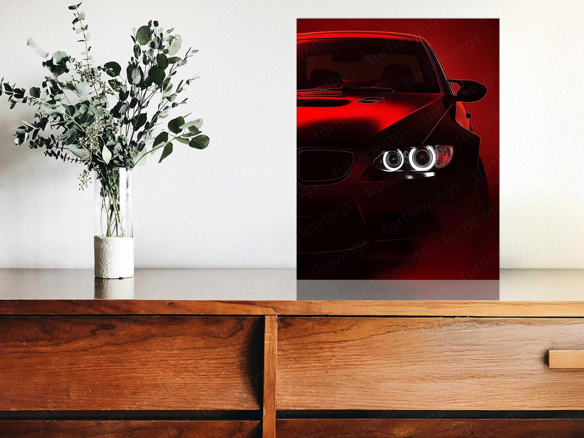BMW M5 Neon LED Metal Frame â Luxurious Automotive Wall Art – TURTLEWINGS