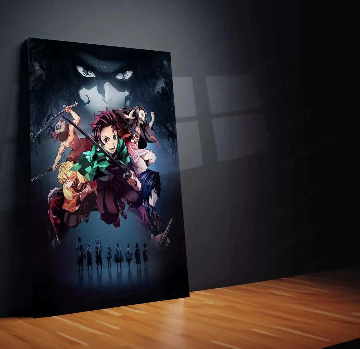Demon Slayer Metal Poster – Epic Anime Wall Art | Kimetsu no Yaiba Dec ...