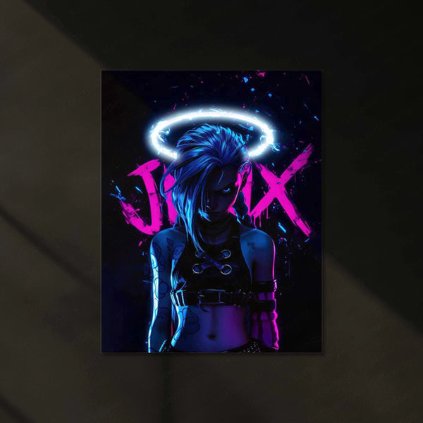 Jinx Neon LED Metal Poster – TURTLEWINGS