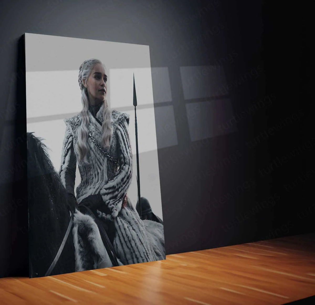 Khaleesi Metal Poster – Daenerys Targaryen Game of Thrones Wall Art ...