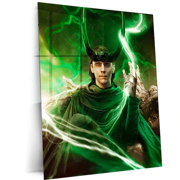 Loki Metal Poster – God of Mischief Wall Art | Marvel Villain Aestheti ...