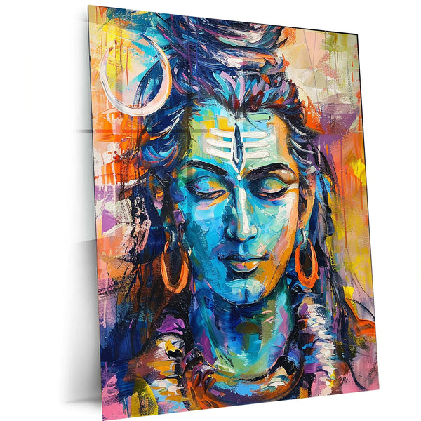Lord Shiva Metal Poster – Mahadev Wall Art | Divine Hindu Spiritual De ...