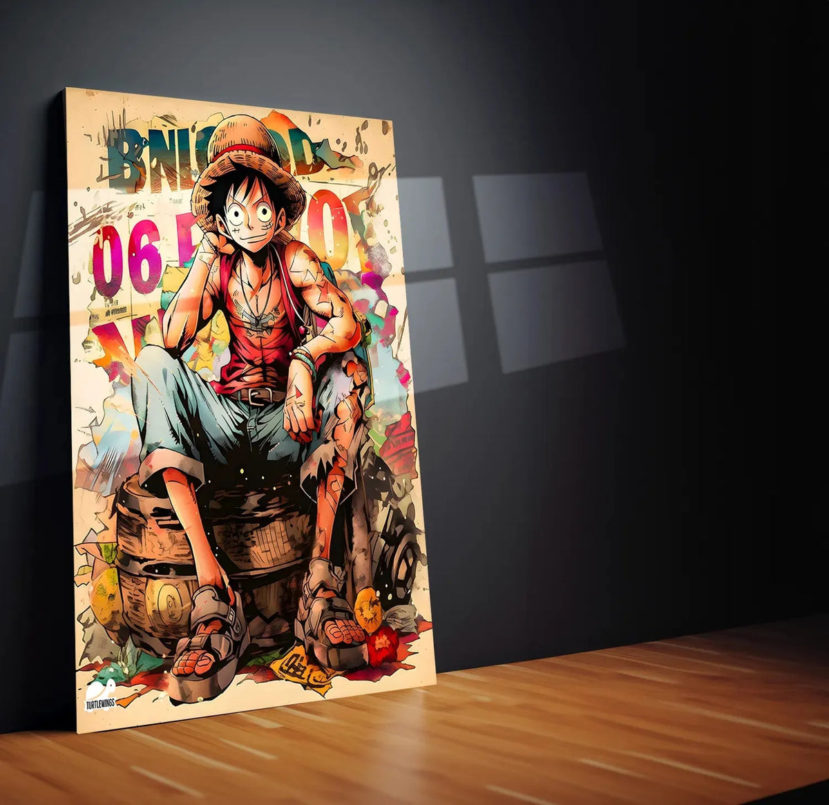 Luffy One Piece Metal Poster – TURTLEWINGS