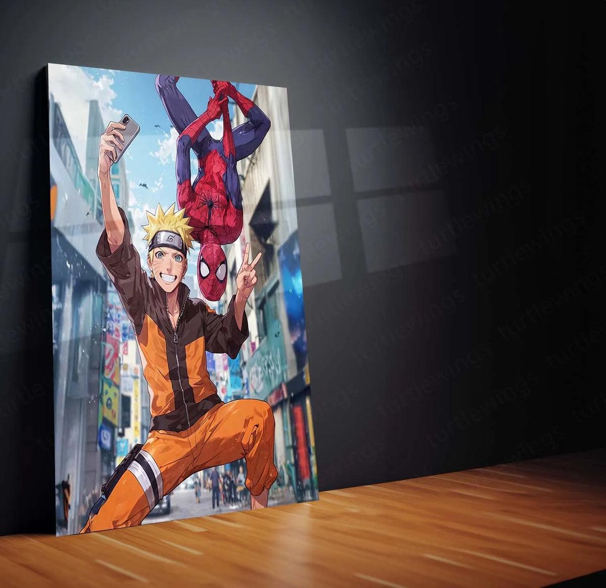 Anime Metal Poster | Naruto & Spider-Man Metal Poster – The Ultimate H ...