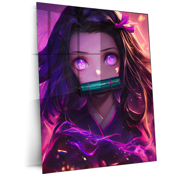 Anime Metal Poster | Nezuko Kamado Demon Slayer Metal Poster – Stunnin ...