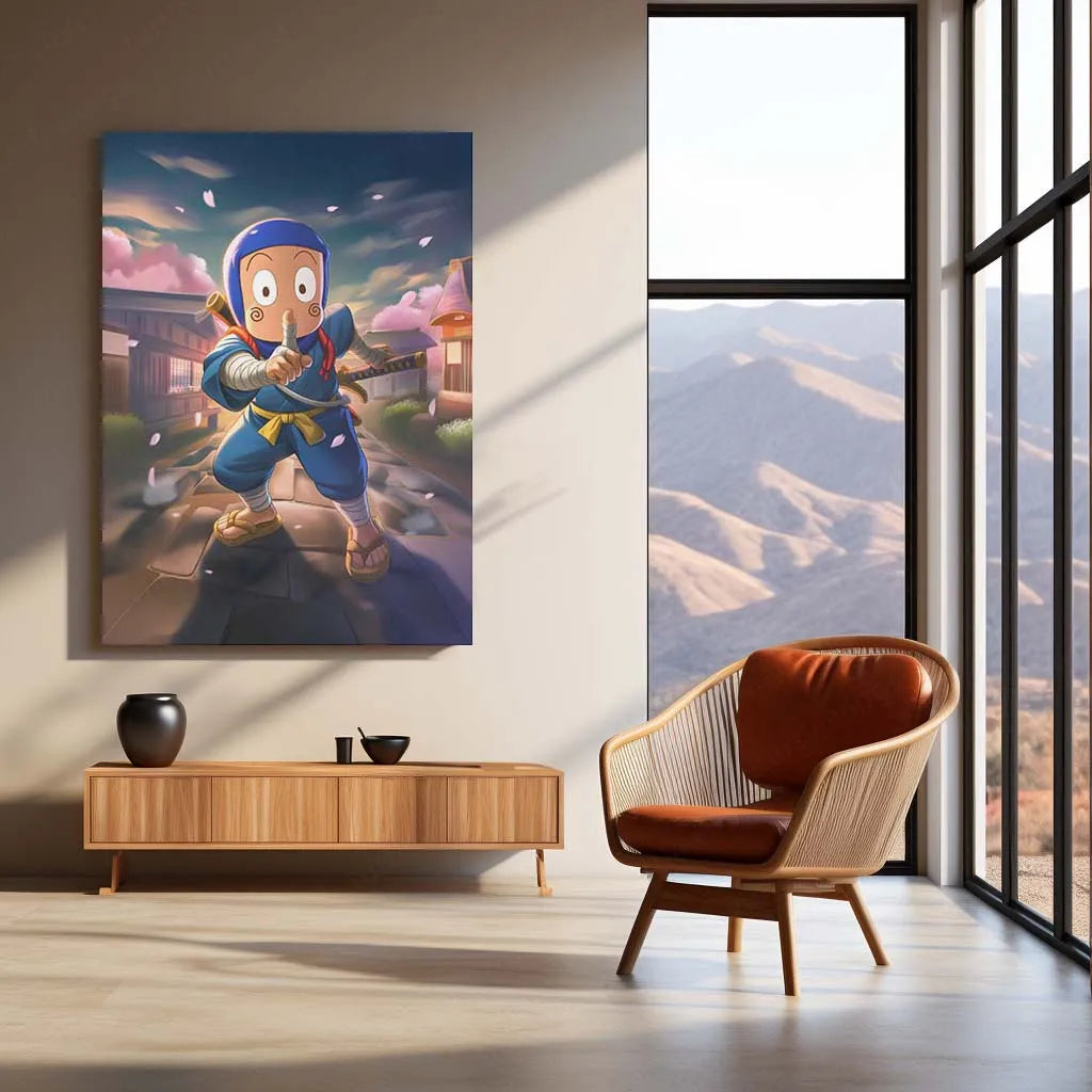 Anime Metal Poster | Ninja Hattori Metal Frame – Classic Anime Wall Ar ...