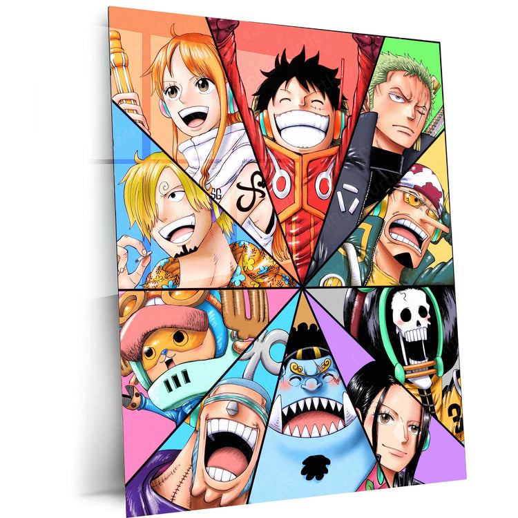 One Piece Metal Poster – Iconic Anime Wall Art | Luffy & Straw Hat Pir ...