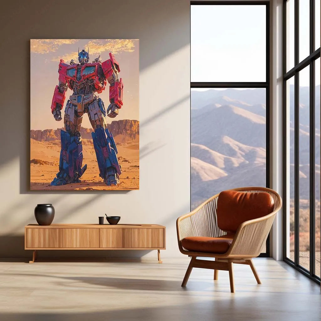 Optimus Prime Transformer Metal Poster – Epic Wall Art – TURTLEWINGS