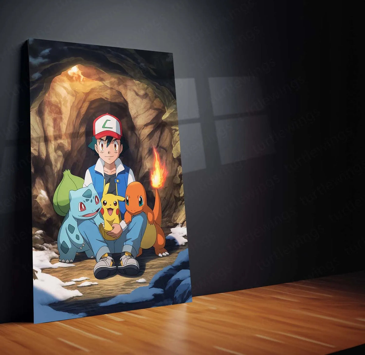 Anime Metal Poster | Pikachu Metal Poster – Electric Pokémon Wall Art ...