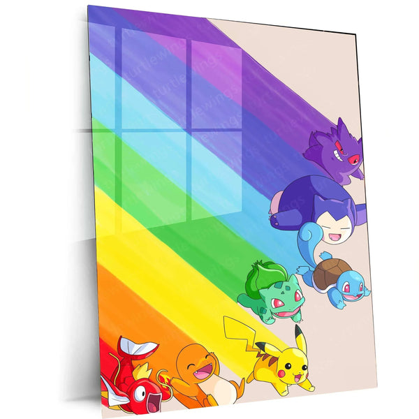 Pokemon Metal Poster – Iconic Characters & Nostalgic Adventure Art ...