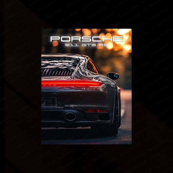 Porsche 911 GT3 Neon LED Metal Frame â Iconic Supercar Wall Art 2 ...