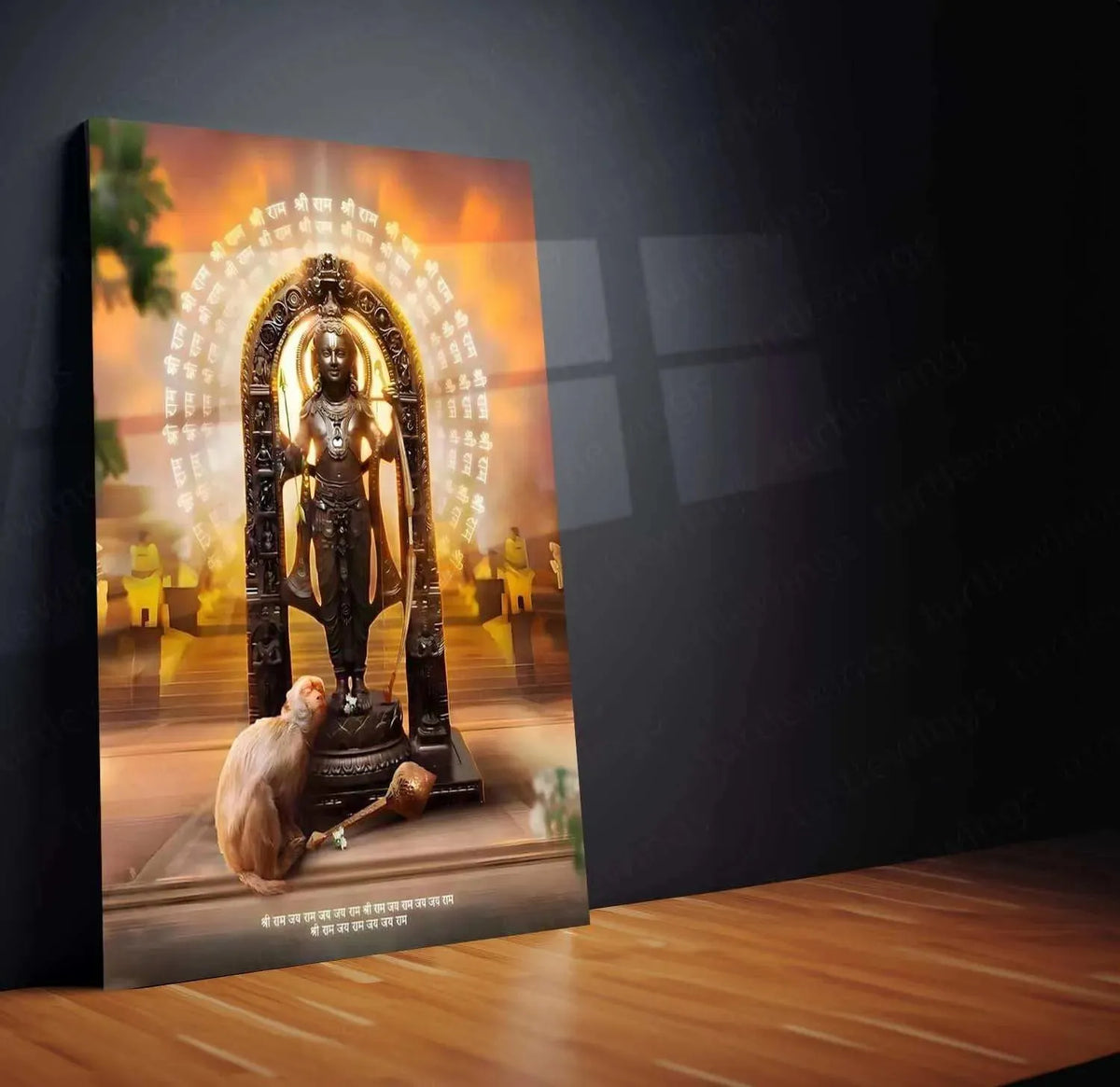 Ram Lalla Metal Poster – Divine Childhood Avatar Wall Art 2 – TURTLEWINGS