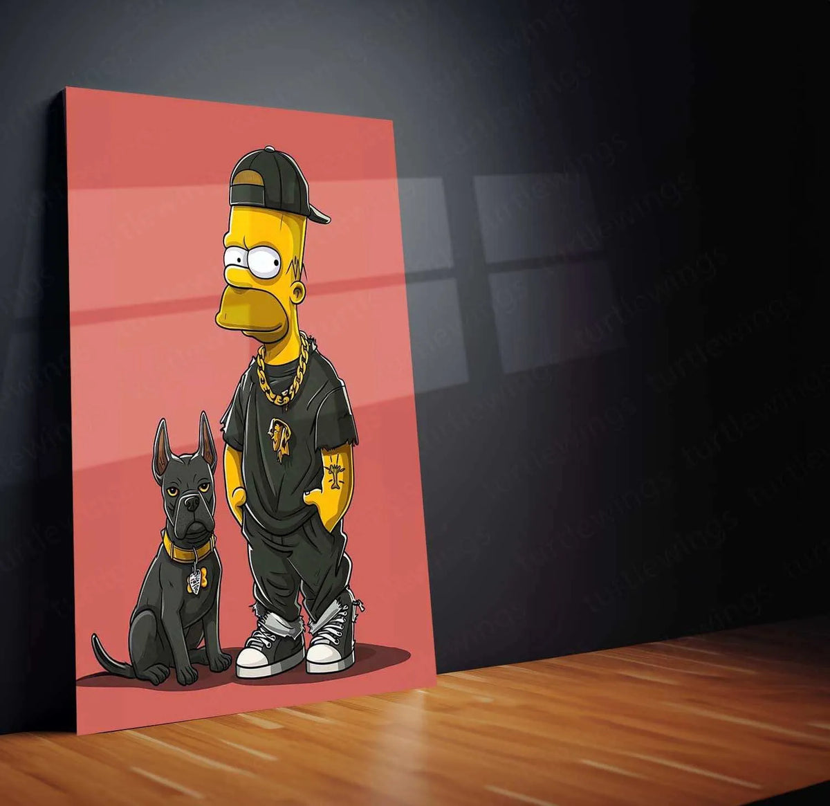 The Simpsons Metal Poster – Iconic Cartoon Wall Art | Fun & Nostalgic ...