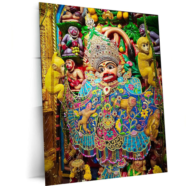 Sarangpur Hanuman Metal Frame | Powerful Devotional Wall Art 01 ...