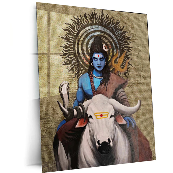 Lord Shiva Metal Poster – Divine Lord of Destruction | Spiritual Hindu ...