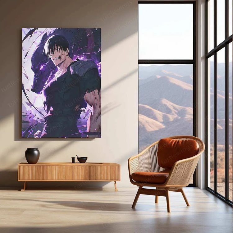 Toji Fushiguro – The Sorcerer Assassin | Jujutsu Kaisen Metal Poster2 ...