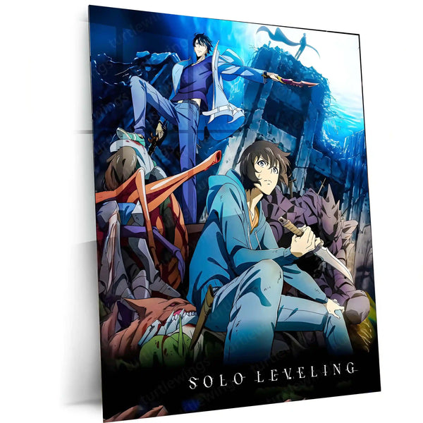 Anime Metal Poster | Solo Leveling – Rise of the Hunter Metal Frame ...