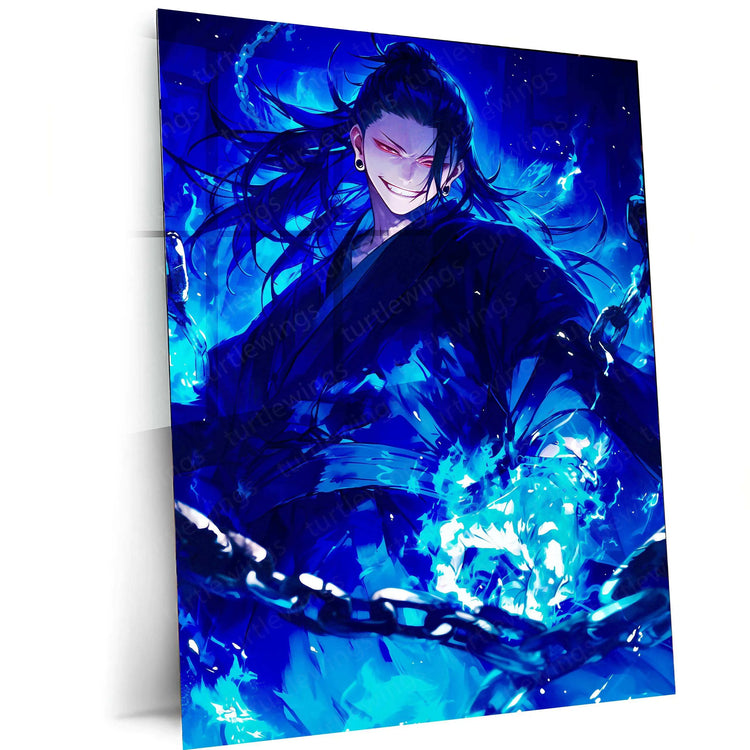 Suguru Geto Jujutsu Kaisen Metal Poster | Powerful Sorcerer Wall Art ...