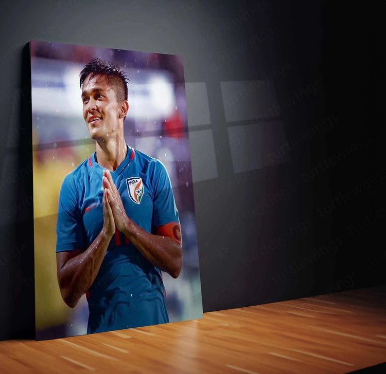 Sunil Chhetri Metal Poster – Tribute to India’s Football Legend ...