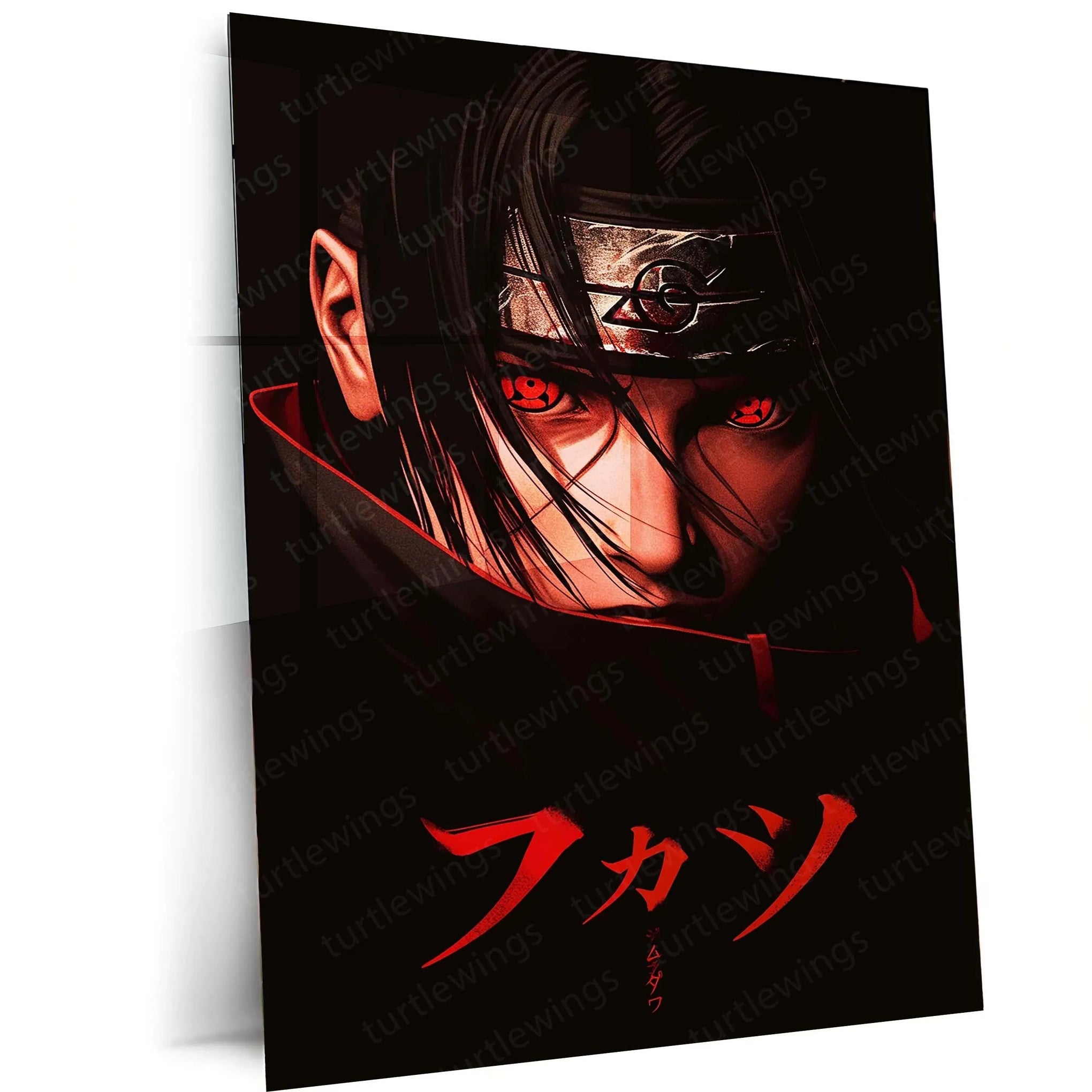 Itachi Uchiha Super Realistic Movie Poster | Naruto Anime Metal Wall A ...