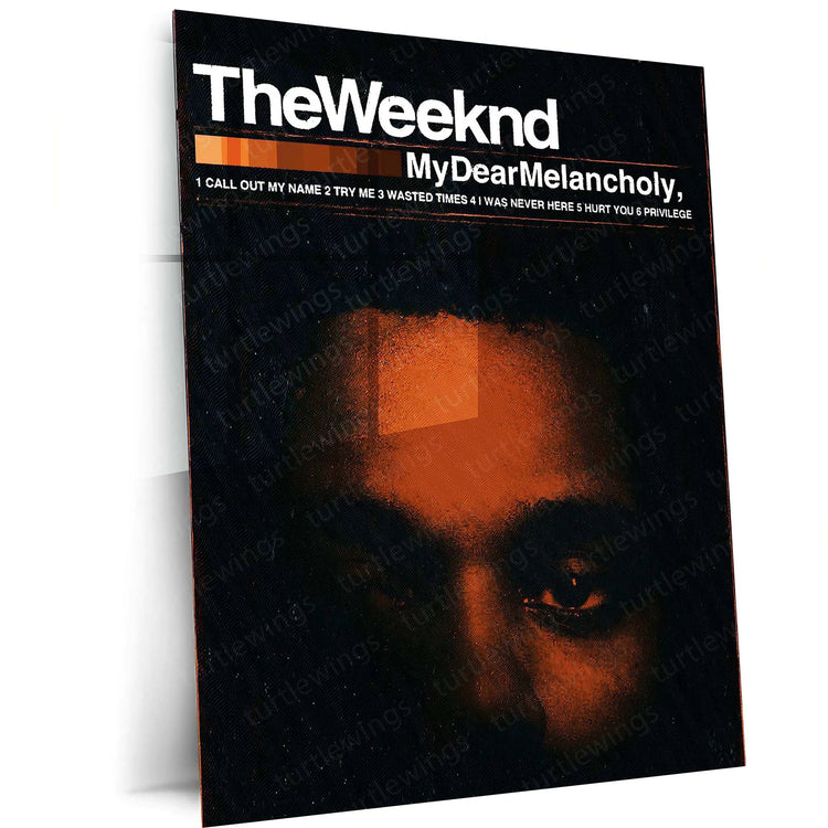 The Weeknd Metal Poster – Iconic Music & Pop Art | Stylish R&B Wall De ...