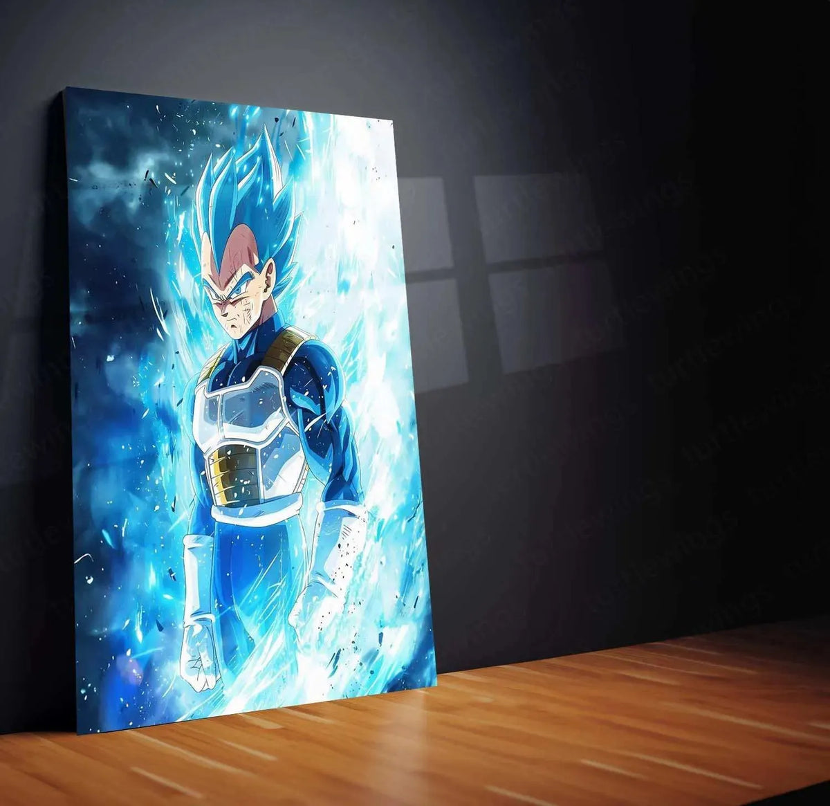 Vegeta Metal Poster – Saiyan Prince Wall Art | Dragon Ball Z Anime Dec ...