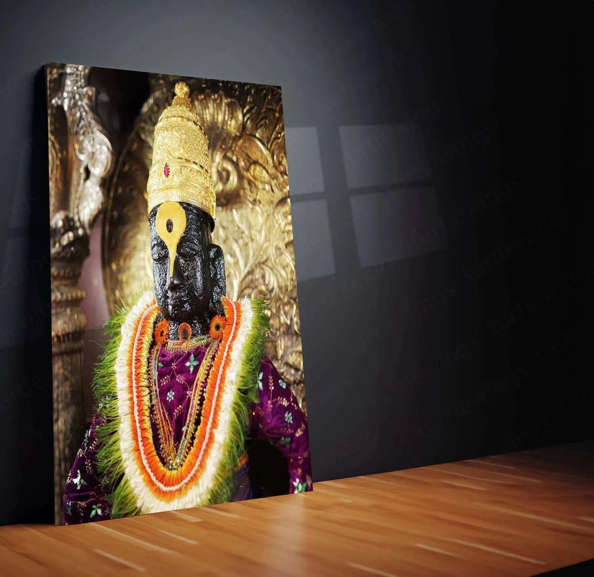 Vitthal Metal Poster – Divine Pandharpur Vithoba Wall Art | Spiritual ...