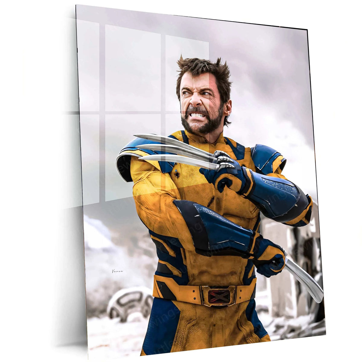 Wolverine Metal Poster – Marvel's Iconic X-Men Wall Art | Superhero De ...