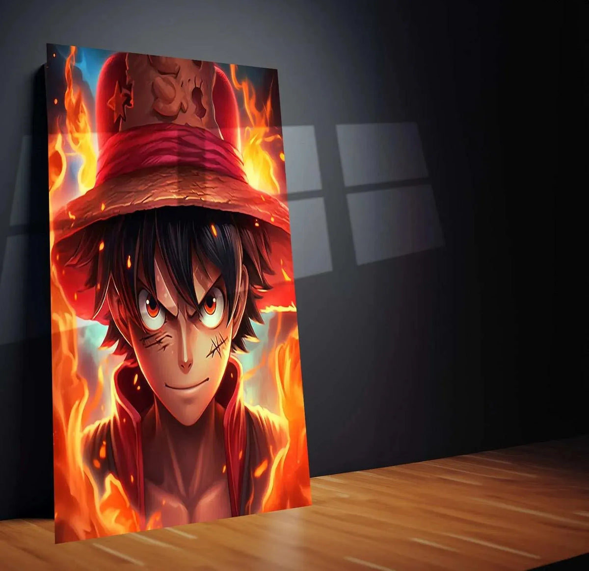 Monkey D. Luffy Metal Poster | One Piece Anime Wall Art | Pirate King ...