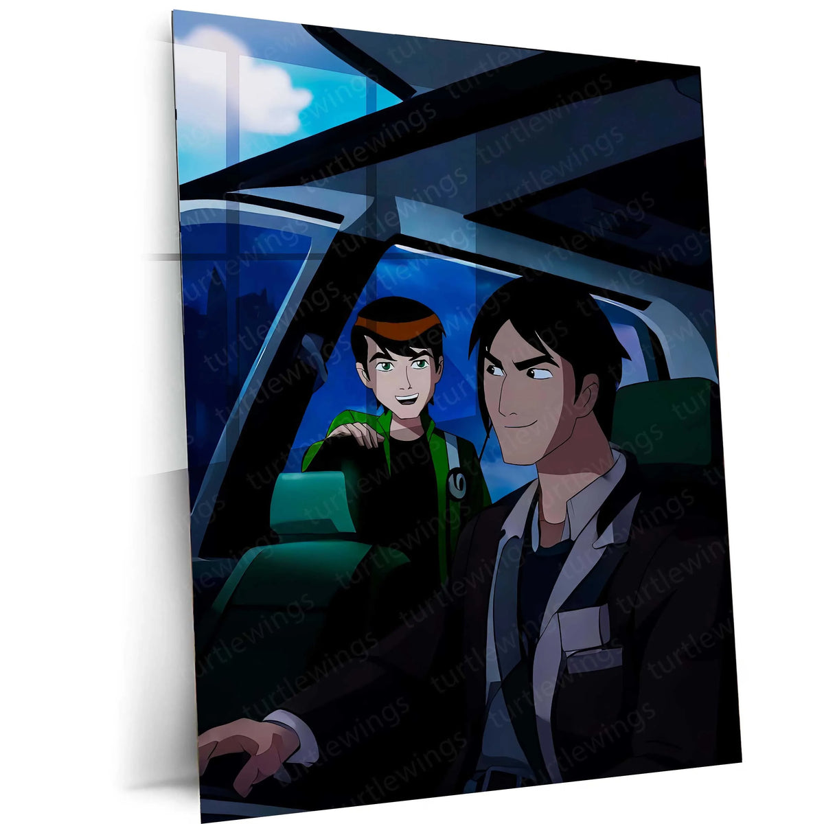 Anime Metal Poster | Ben 10 Metal Poster | Alien Hero Wall Art for Kid ...