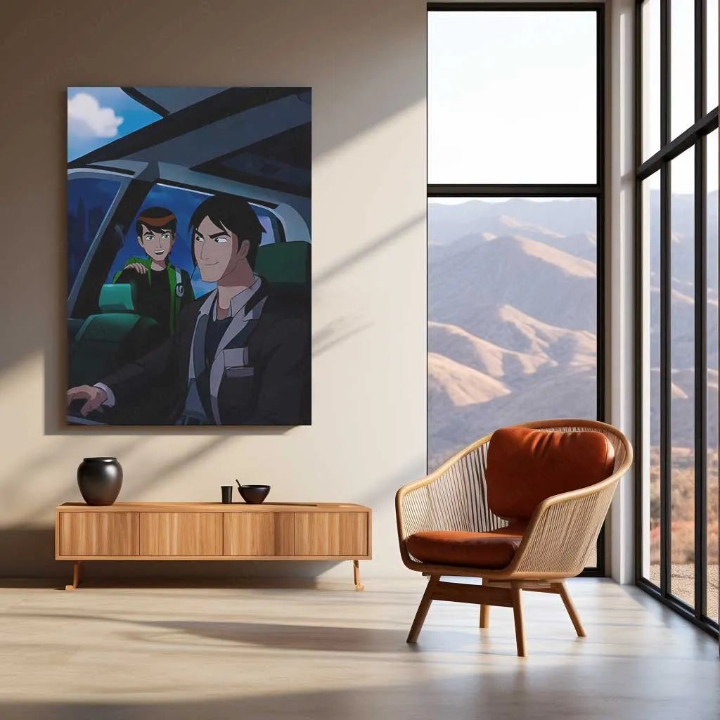 Anime Metal Poster | Ben 10 Metal Poster | Alien Hero Wall Art for Kid ...