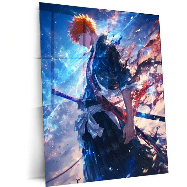 Bleach Anime Metal Poster | Iconic Characters & Epic Battle Scenes | P ...