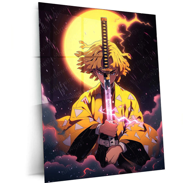 Demon Slayer Metal Poster – The Battle Against Demons – TURTLEWINGS