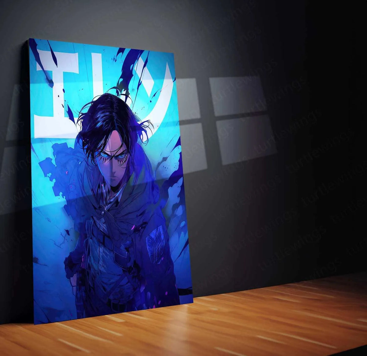 Attack on Titan Metal Poster | AOT Anime Wall Art | Survey Corps Tribu ...