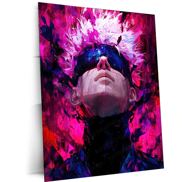 Satoru Gojo Metal Poster – The Strongest Jujutsu Sorcerer 5 – TURTLEWINGS